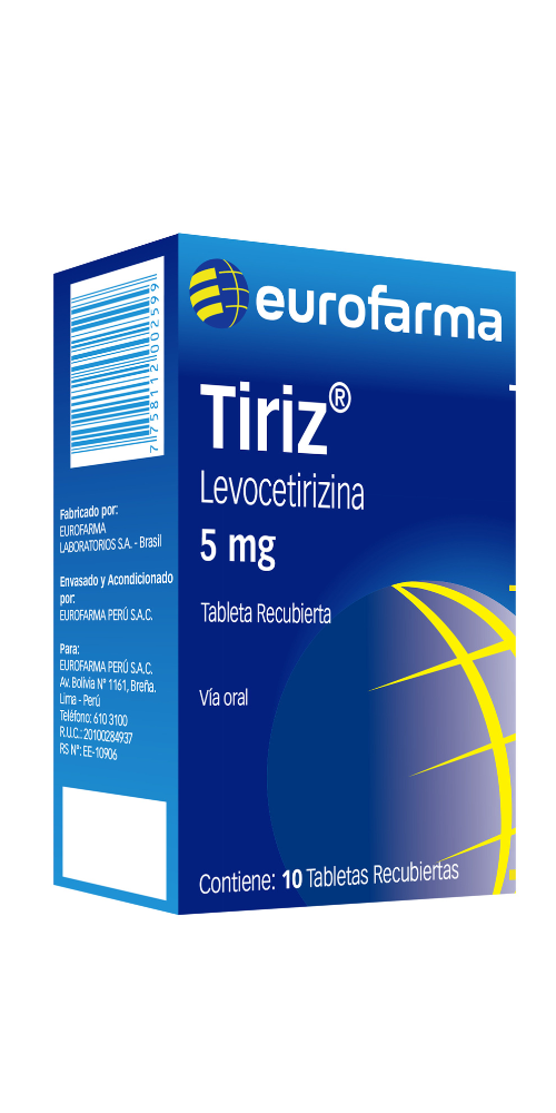 Tiriz 5mg - Eurofarma