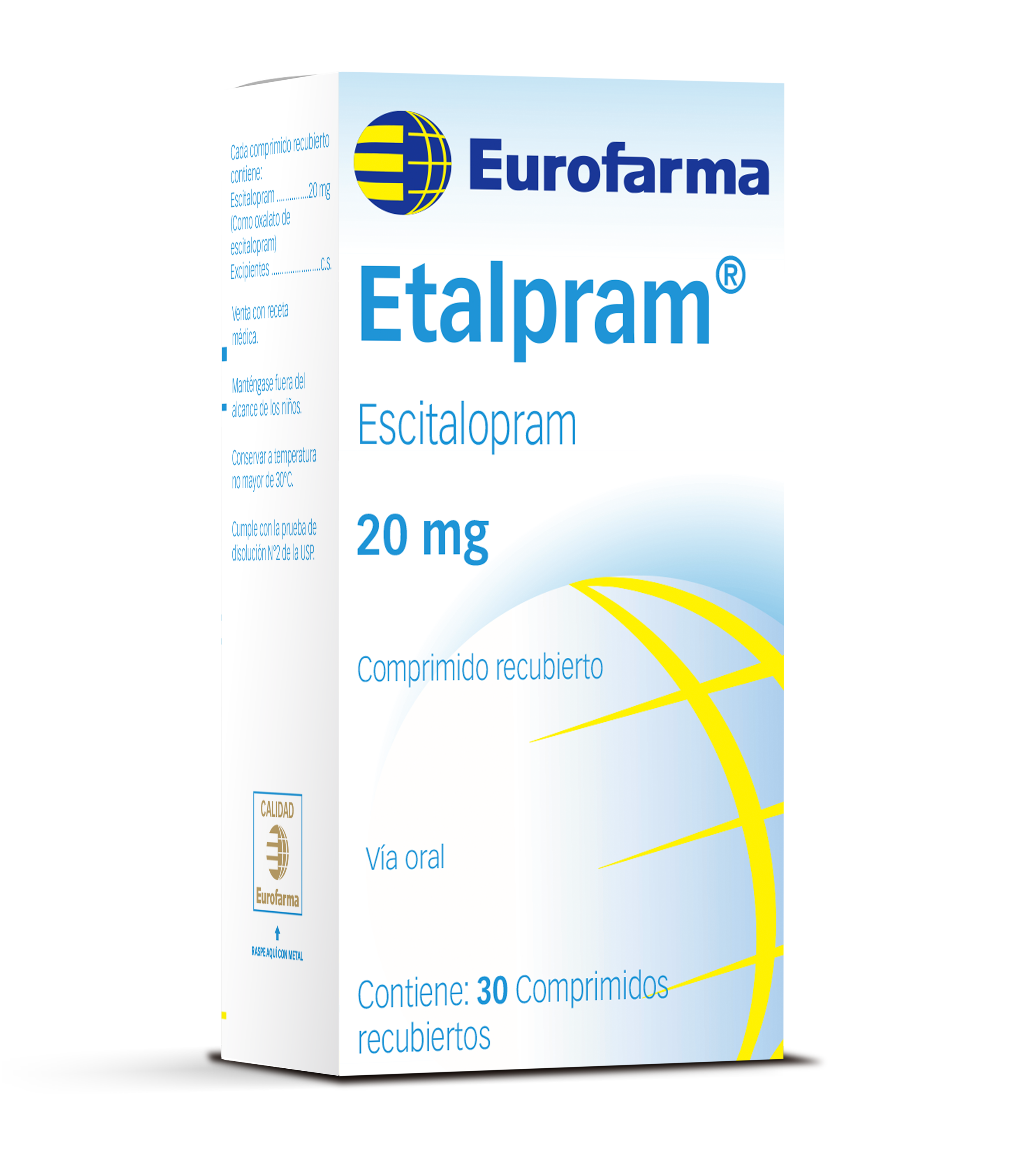 Etalpram 20 mg - Eurofarma